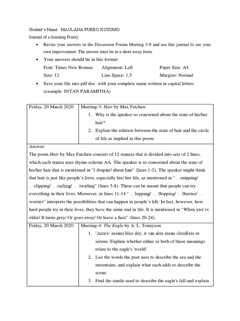 Understanding "Purbo" in Poetry Analysis | PDF | Language Arts ...