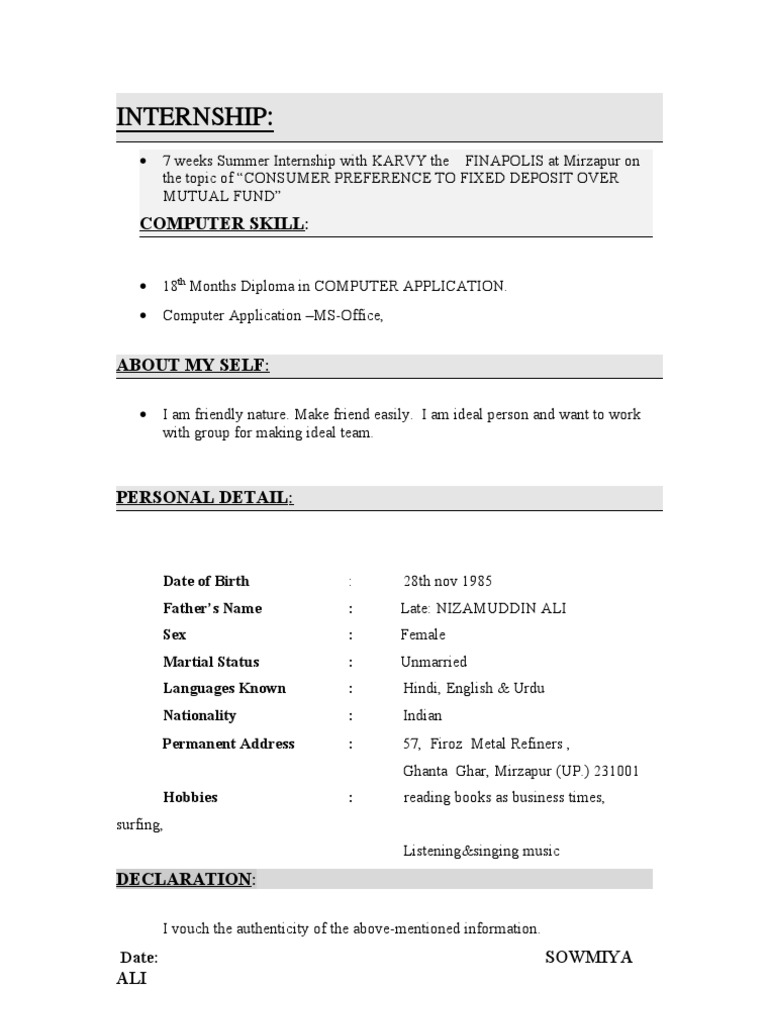 Summer Internship Report on Consumer Preferences | PDF