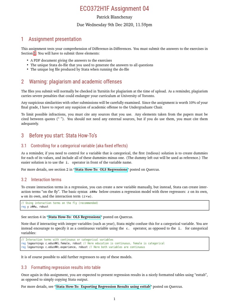 1 Assignment Presentation: Patrick Blanchenay Due Wednesday 9th Dec 2020, 11.59pm | PDF ...