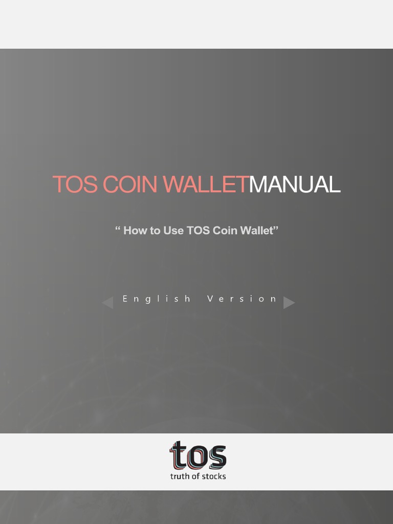 Tos Coin Wallet: Manual | PDF | Password | System Software