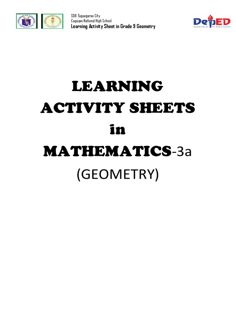 Maths 3a (Geometry) | PDF | Line (Geometry) | Triangle