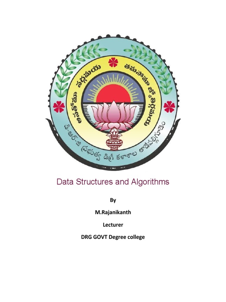 Data Structures For First Year | PDF | Array Data Structure | Algorithms