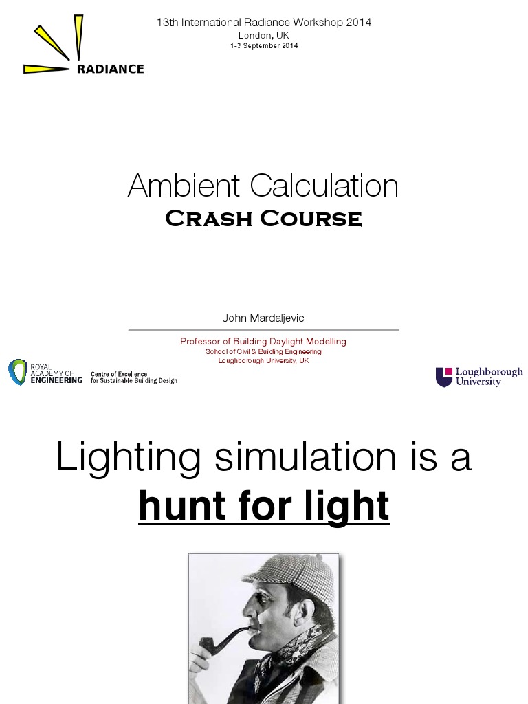 Radiance Parameters | PDF | Rendering (Computer Graphics) | Lighting