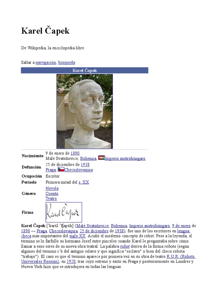 Karel Capek | PDF