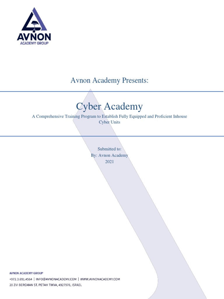 Cyber Academy Training Program Overview | PDF | Computer Security ...