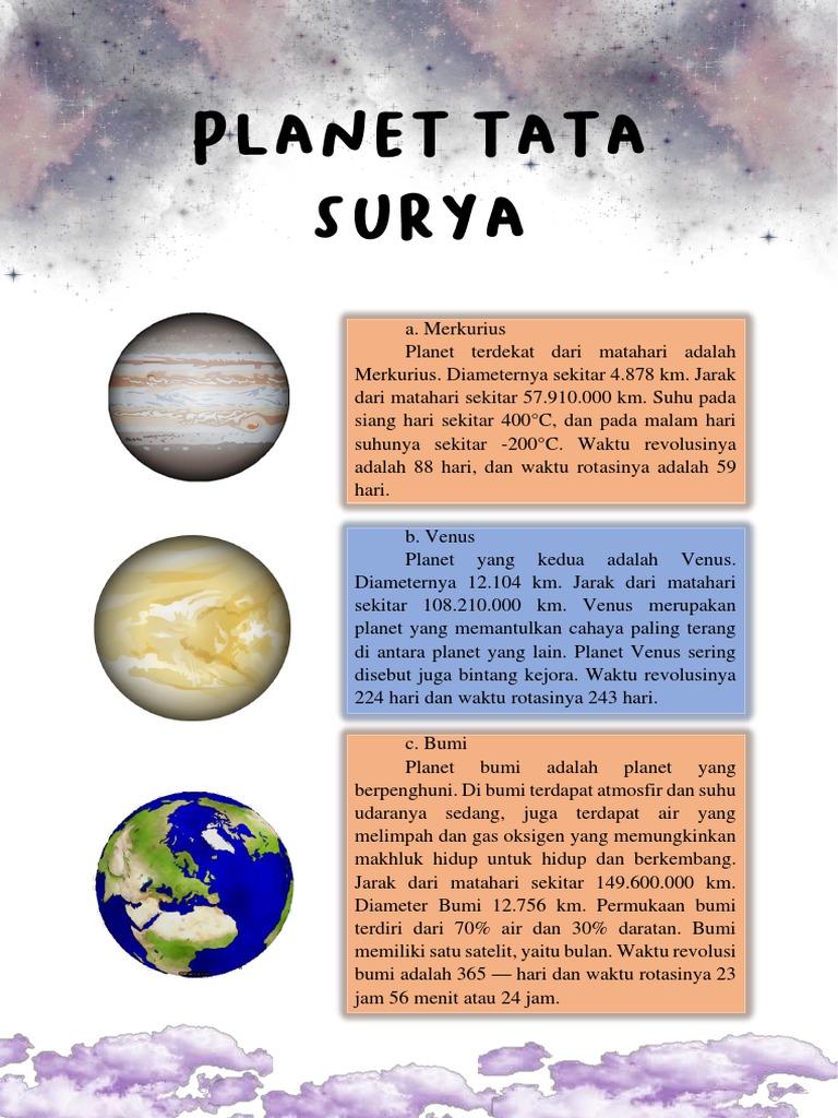 Planet Tata Surya | PDF | Perjalanan