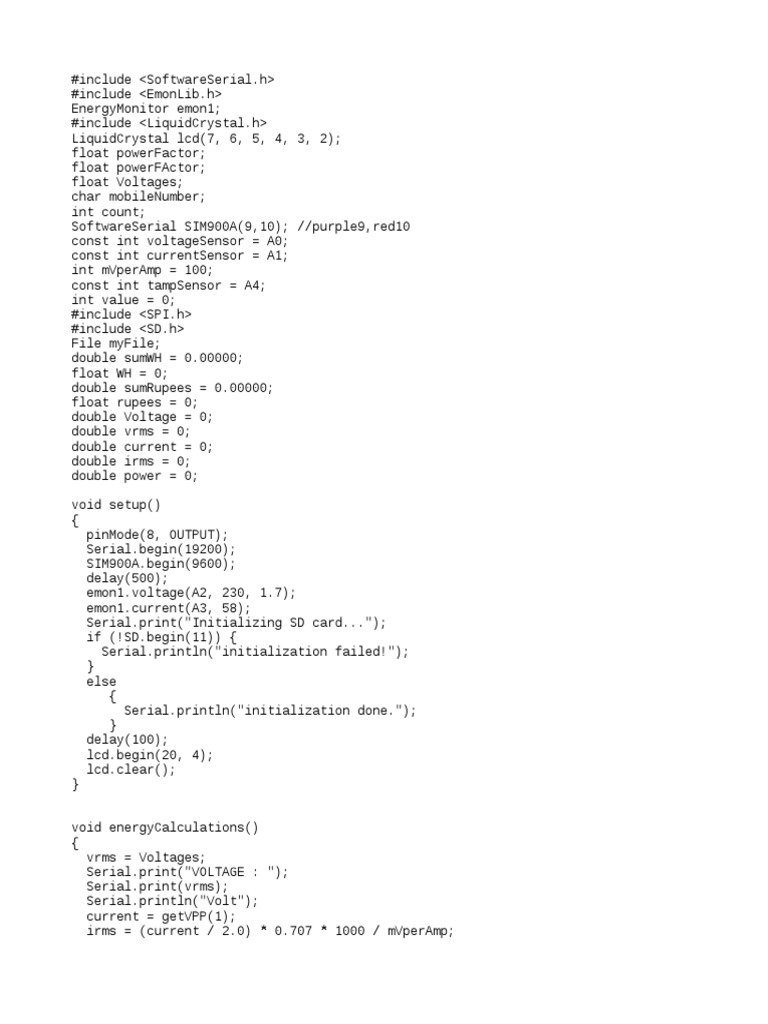 Arduino Code | PDF | Computer Engineering | Computing