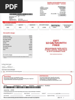 Vodafone Postpaid Bill Summary PDF | PDF | Invoice | Payments
