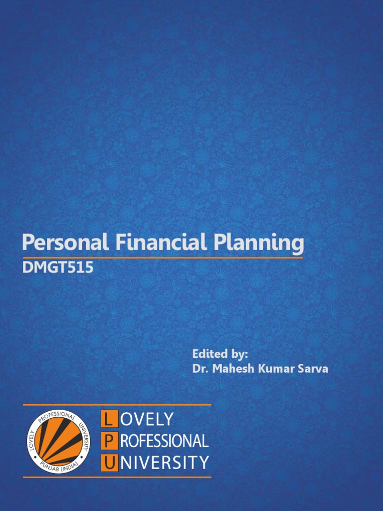 Dmgt515 Personal Financial Planning PDF Financial Adviser Investing
