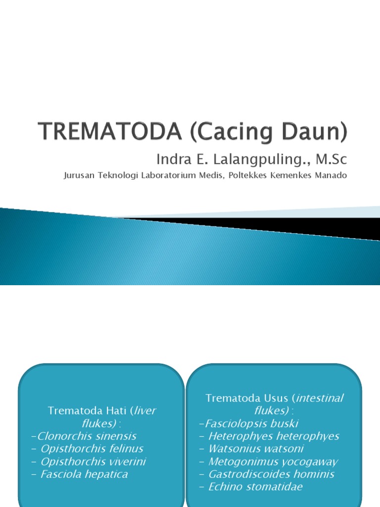 Trematoda | PDF | Kesehatan Holistik | Sains & Matematika