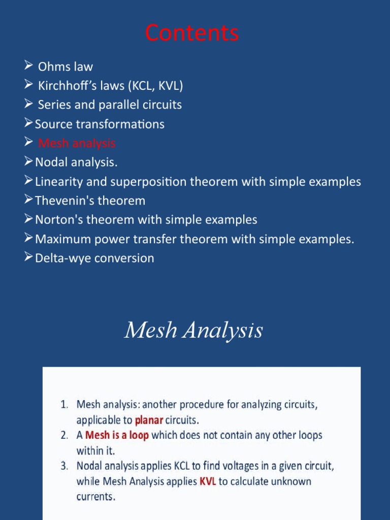 Beee PPT - 4 | PDF | Electronics | Electrical Engineering