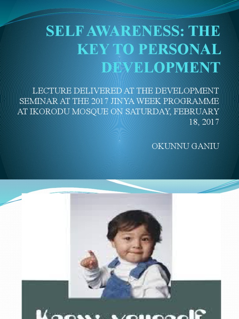 Self-Awareness for Personal Growth | PDF | Self Awareness | Habits