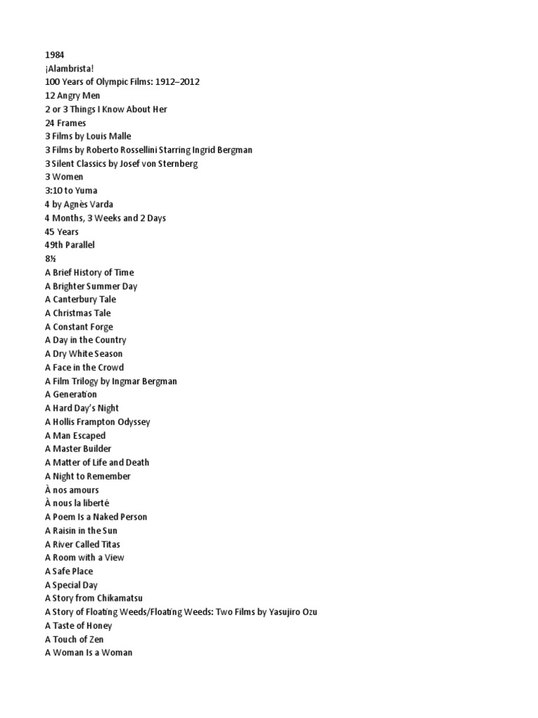 Criterion Collection | PDF