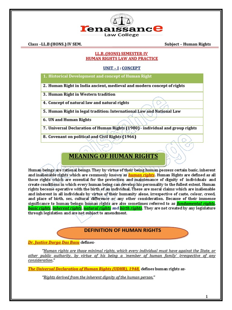 Human-Rights Assignment | PDF | Human Rights | Rights