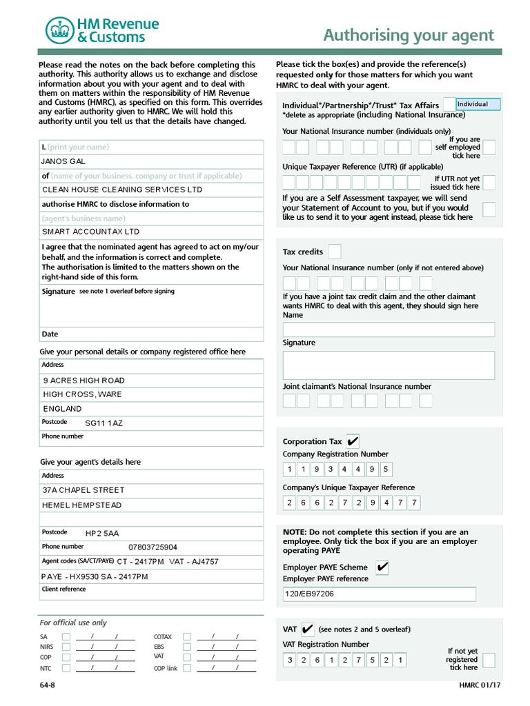64-8 form (másolat) | PDF | Customs | Value Added Tax