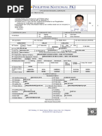 Digital Certificate Application Form | PDF | Identity Document | Governance