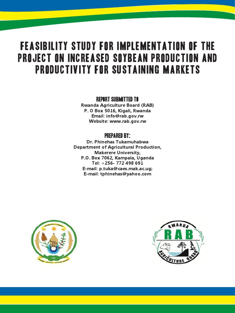 Soybean in Rwanda - Feasibility Study | PDF | Soybean | Agriculture