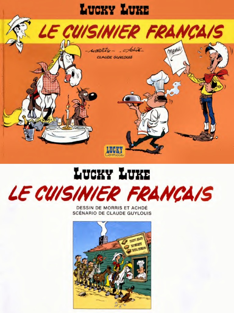Lucky Luke HS - Le Cuisinier Francais - Text | PDF | BD | Média de masse