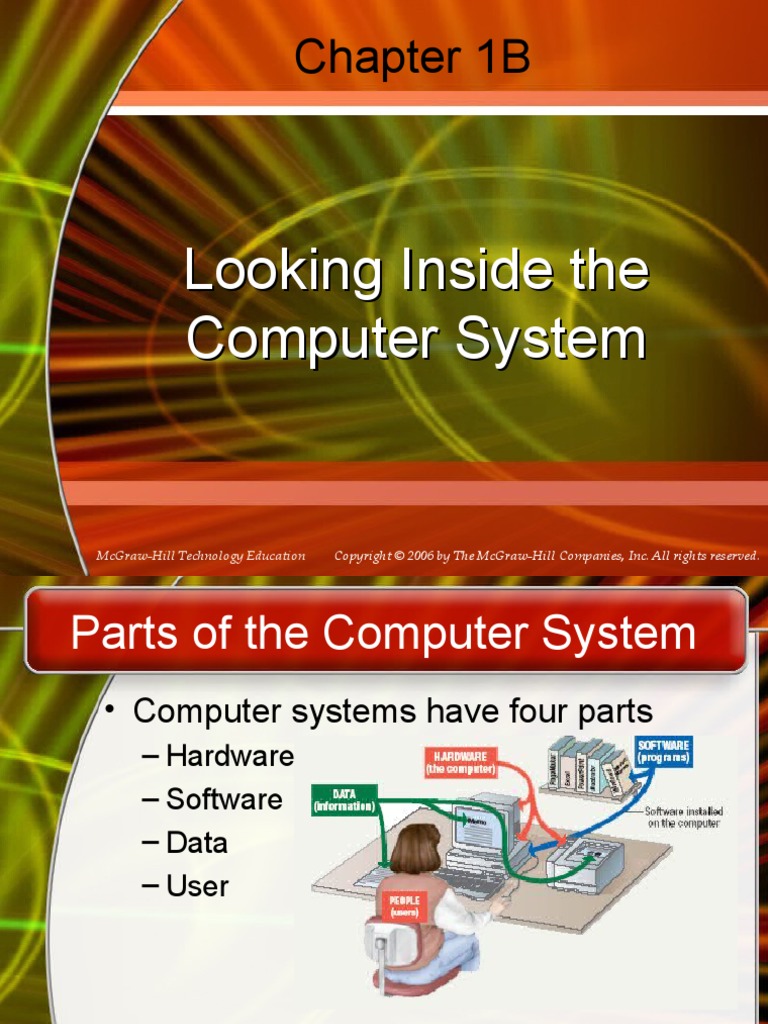 Chapter 1B: Looking Inside The Computer System | PDF | Computer Data Storage | Computer Hardware