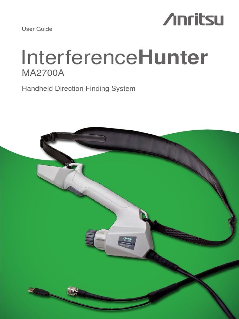 MA2700 Interference Hunter System | PDF | Electrostatic Discharge ...