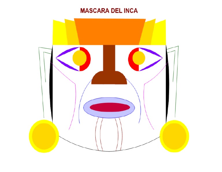 Mascara Inca para Imprimir | PDF