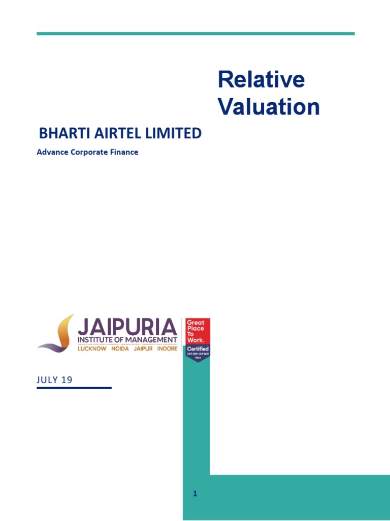 ACF Project Report | PDF | Stock Valuation | Valuation (Finance)