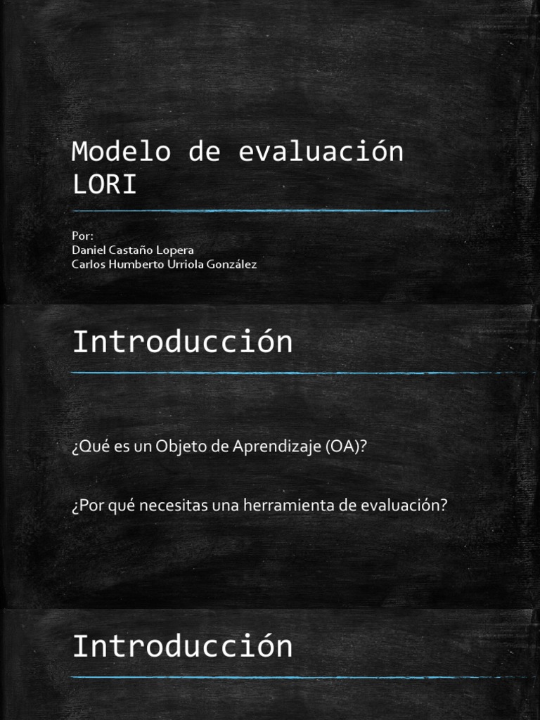Evualuacion de Lori | PDF