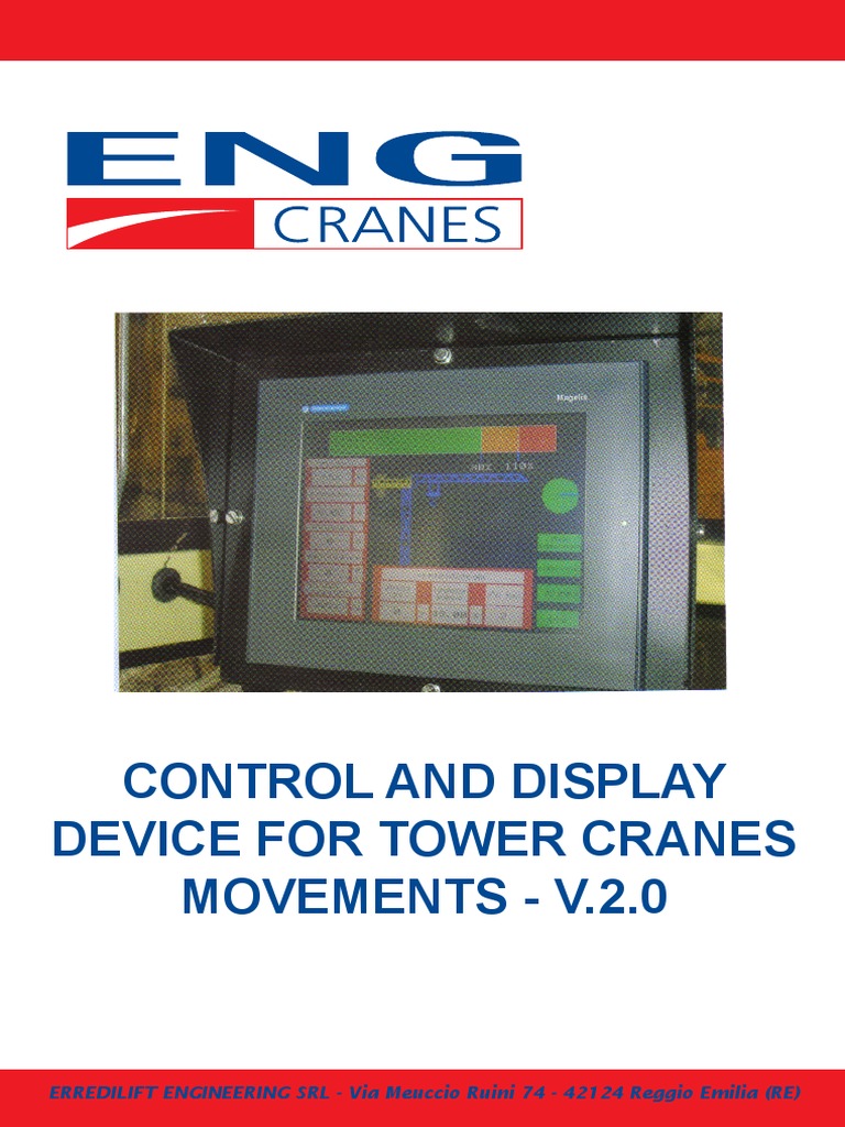 Control and Display Device For Tower Cranes Movements - V.2.0 ...