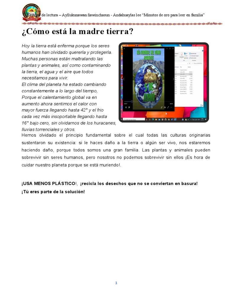 Lectura Tierra Enferma | PDF