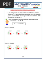 Aprendiendo Algebra 1º Primaria | PDF | Álgebra | Conceptos matemáticos