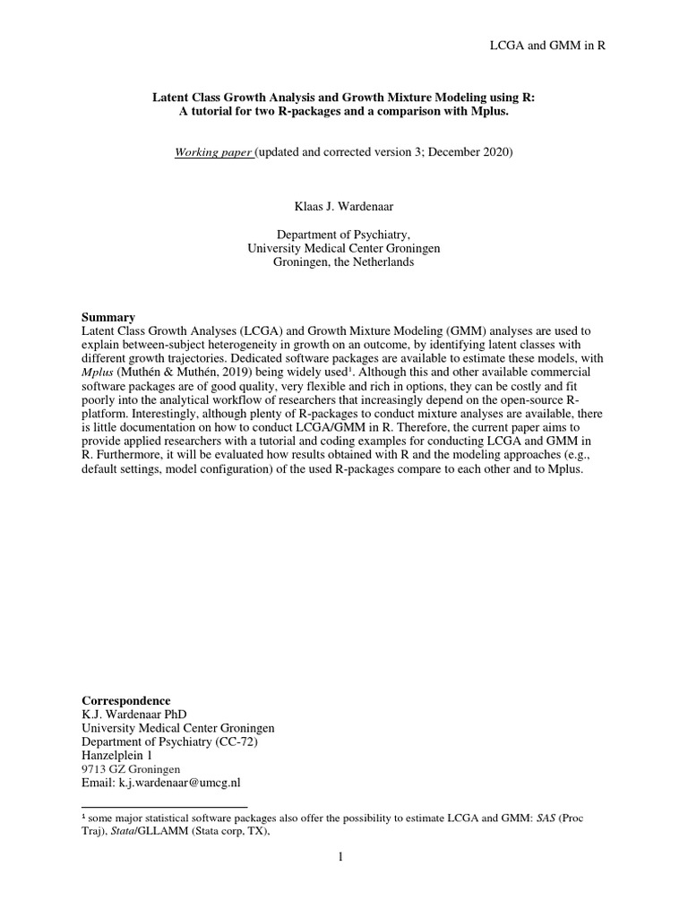 Gmm In R Jan2021 Pdf Akaike Information Criterion Covariance Matrix