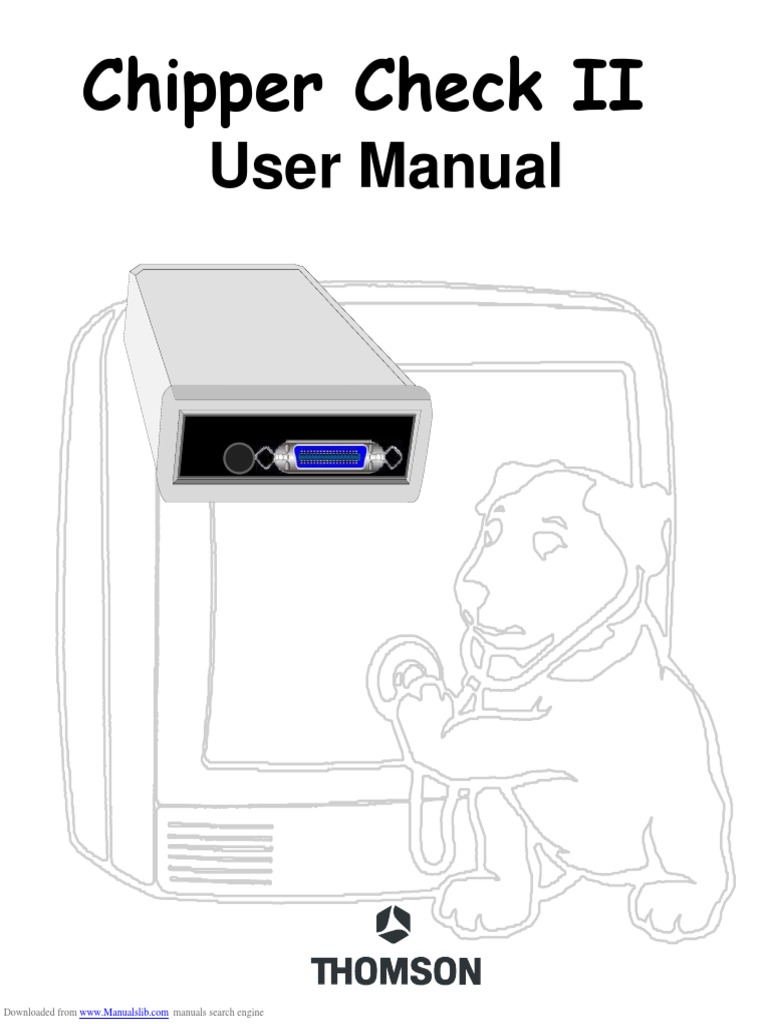 User Manual: Chipper Check II | PDF | Electrical Connector | Ethernet