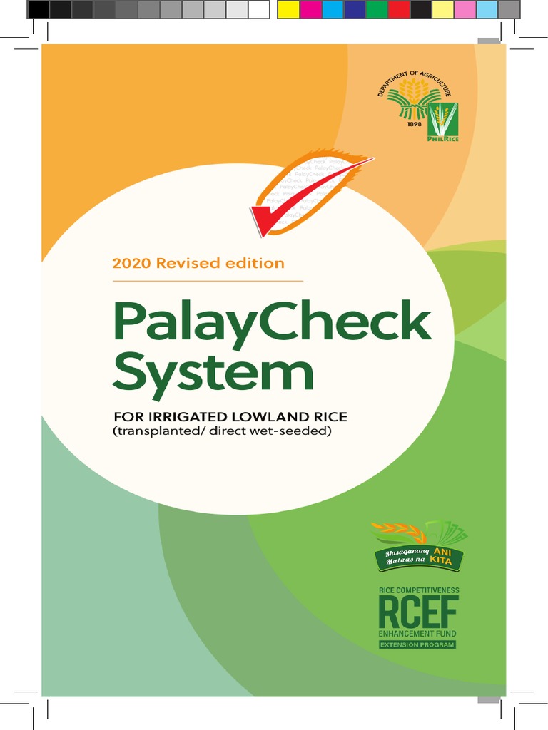 PalayCheck System - 2020 Final Revised Edition | PDF | Rice | Agriculture