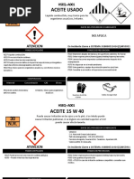 Etiquetas Sga | PDF | Combustibles | Combustible diesel