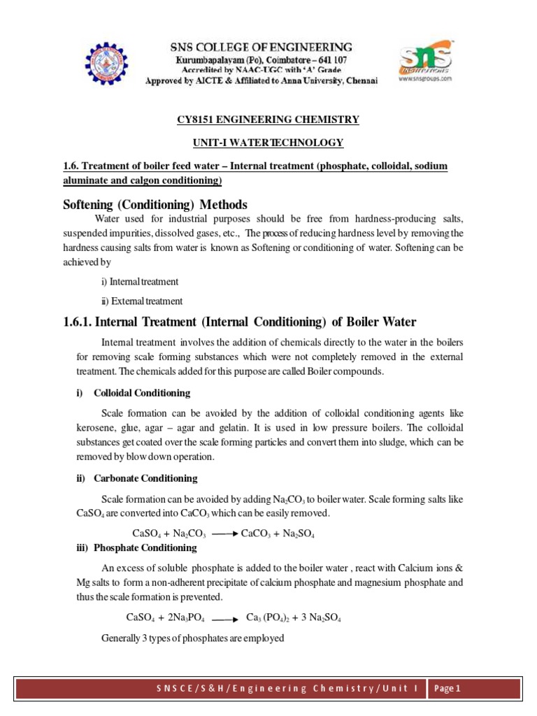 1.6.internal Conditioning | PDF | Chemical Substances | Chemistry