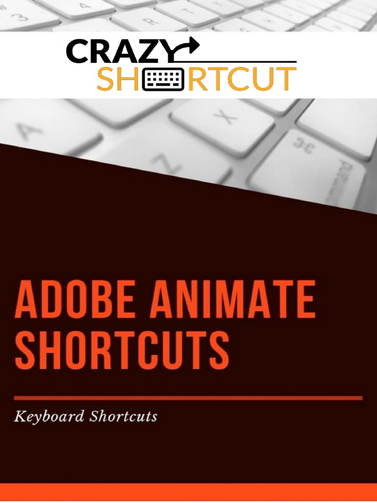 Adobe Animate Shortcuts PDF | PDF | Keyboard Shortcut | Adobe Flash