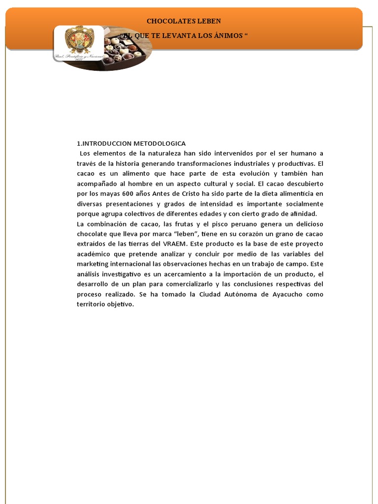 Marketing Leben | PDF | Chocolate | Producto (Negocio)