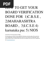 Karnataka SSLC Marks Card Verification Guide | PDF | Payments | Banks ...