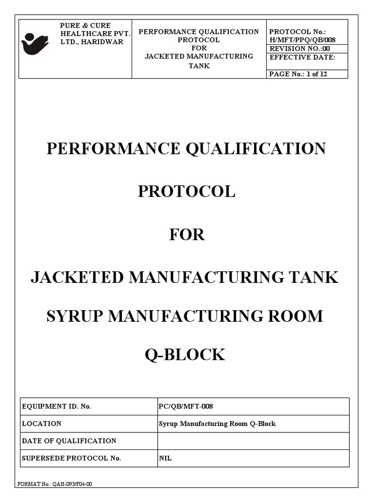 PQ-Sample Two | PDF | Verification And Validation | Sodium Chloride
