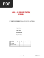 Man Hour Estimate Program | PDF