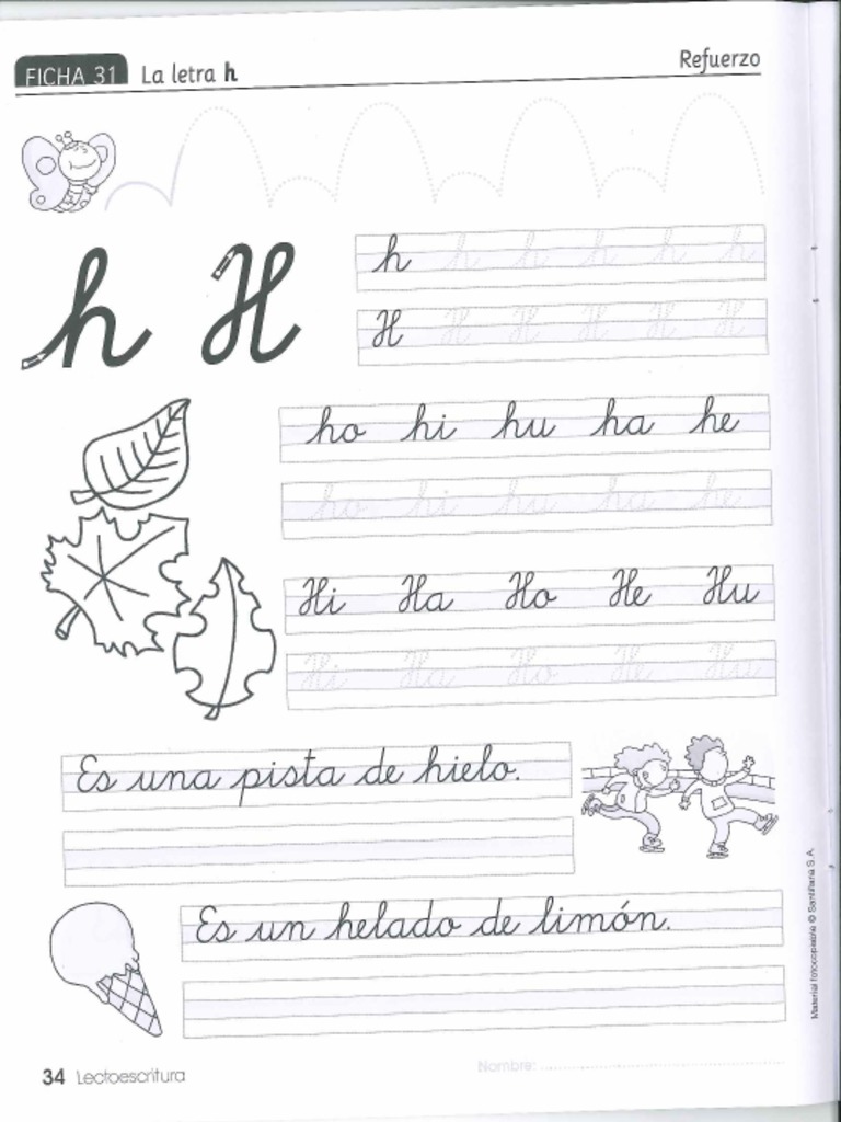 Escritura H y J | PDF