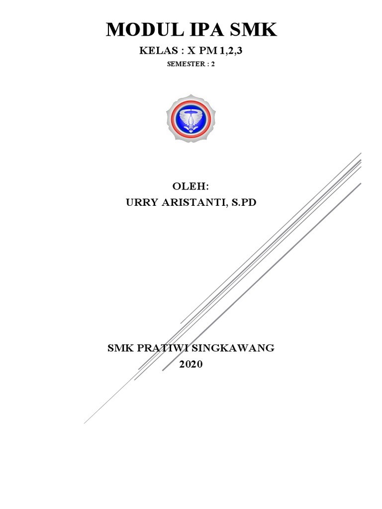 Modul Ipa SMK Kelas X Sem 2-Smk Pratiwi | PDF