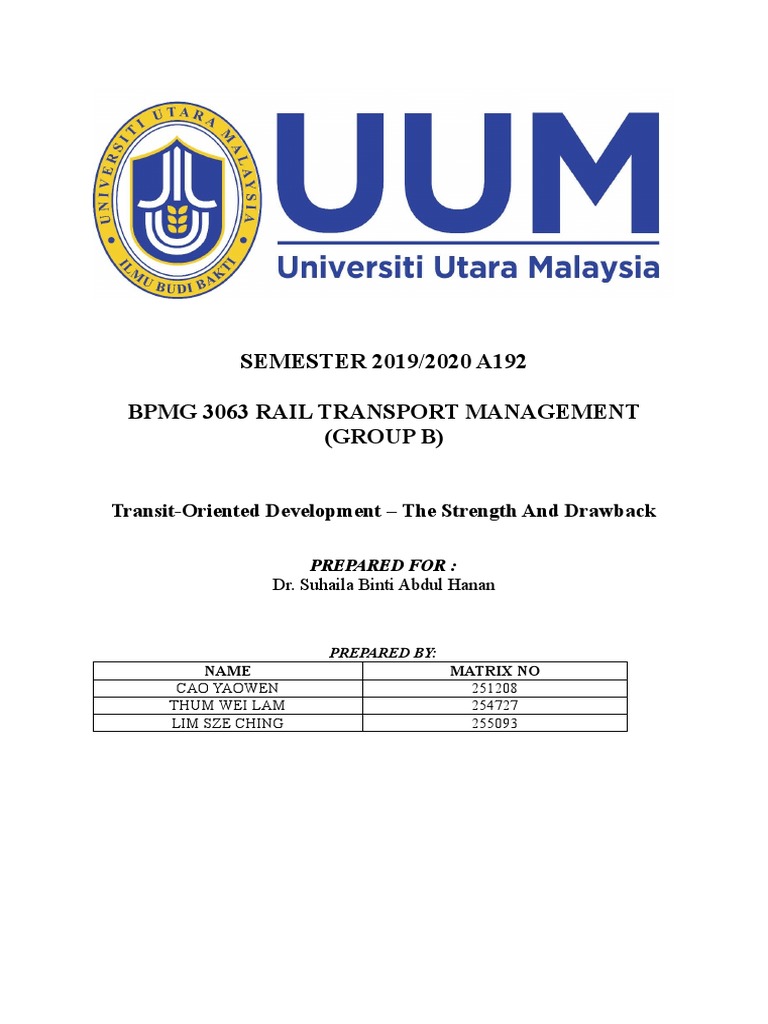 Full Rail Report | PDF | Public Transport | Air Pollution