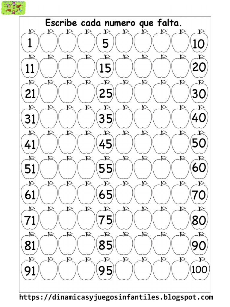 Completa los Números Faltantes | PDF | Derecho