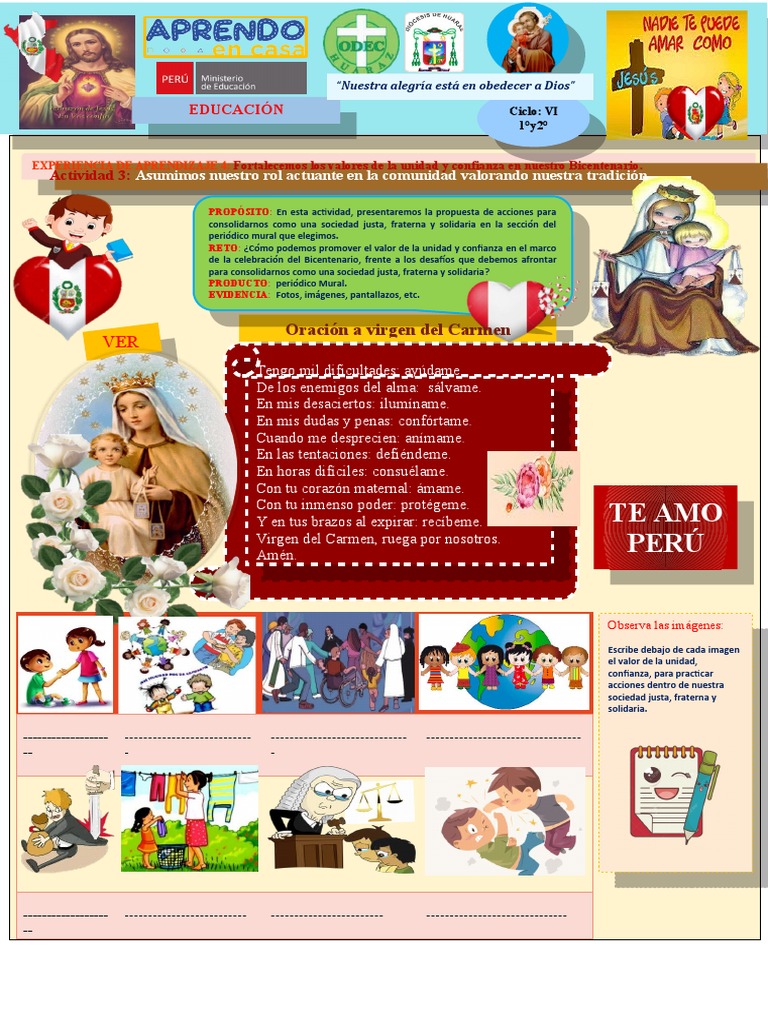 Exp4 - 1°y 2°actividad 03 | PDF | Religión y creencia | Sicología