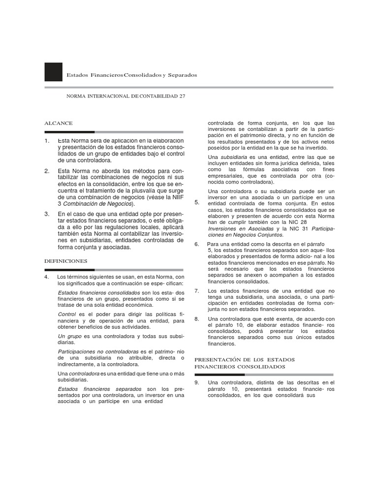 DFGHJ | PDF | normas internacionales de INFORMACION FINANCIERA | Corporaciones