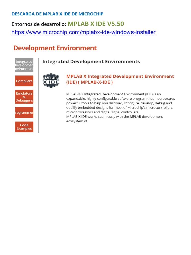 Descarga e Instalacion de Mplab X Ide de Microchip | PDF