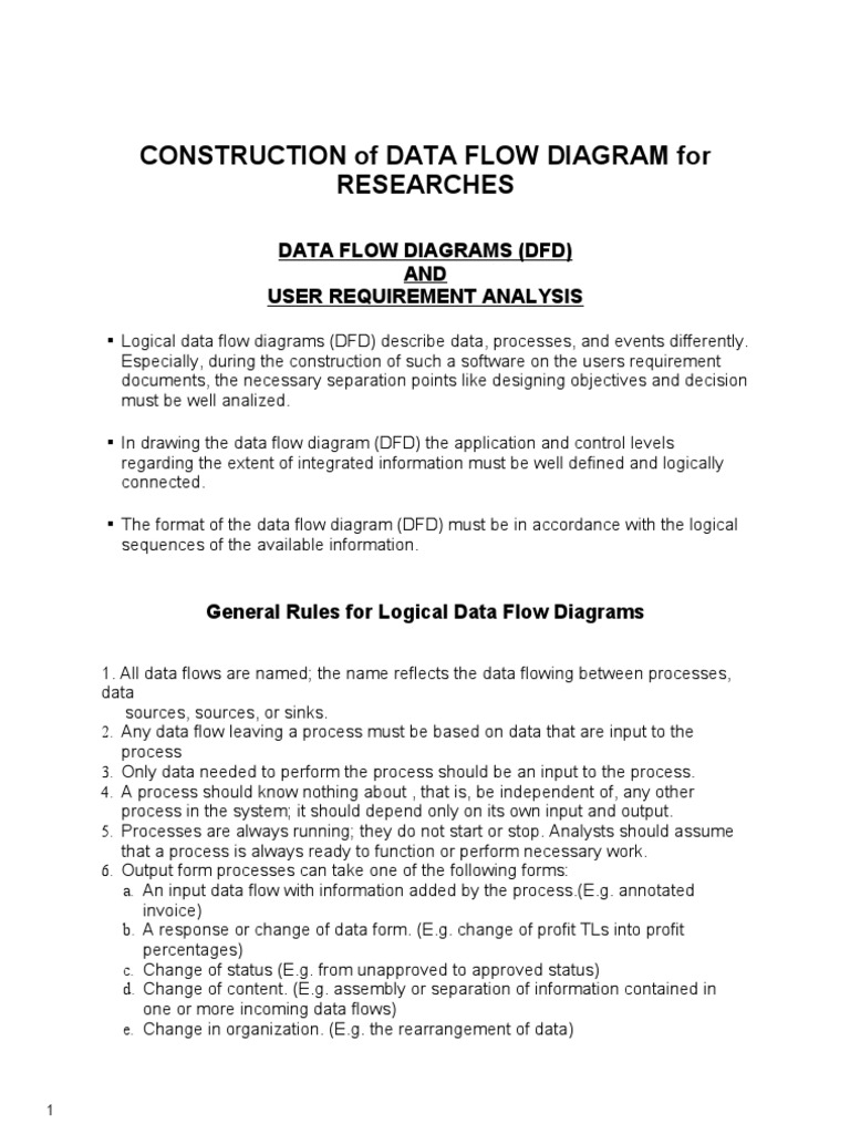 Data Flow Diagrams | PDF