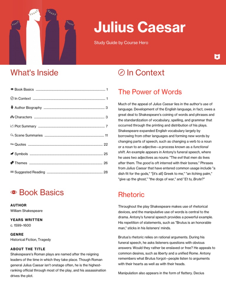 Julius Caesar | PDF | Julius Caesar | Mark Antony