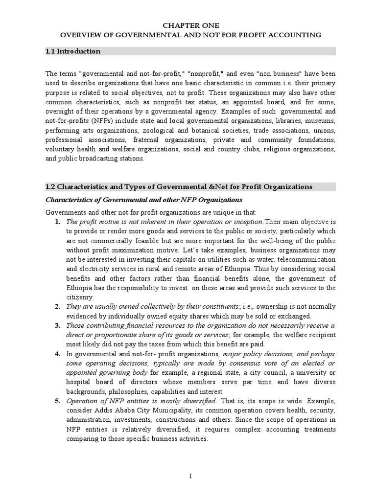 Fund CH 1 | PDF | Financial Accounting Standards Board | Generally ...